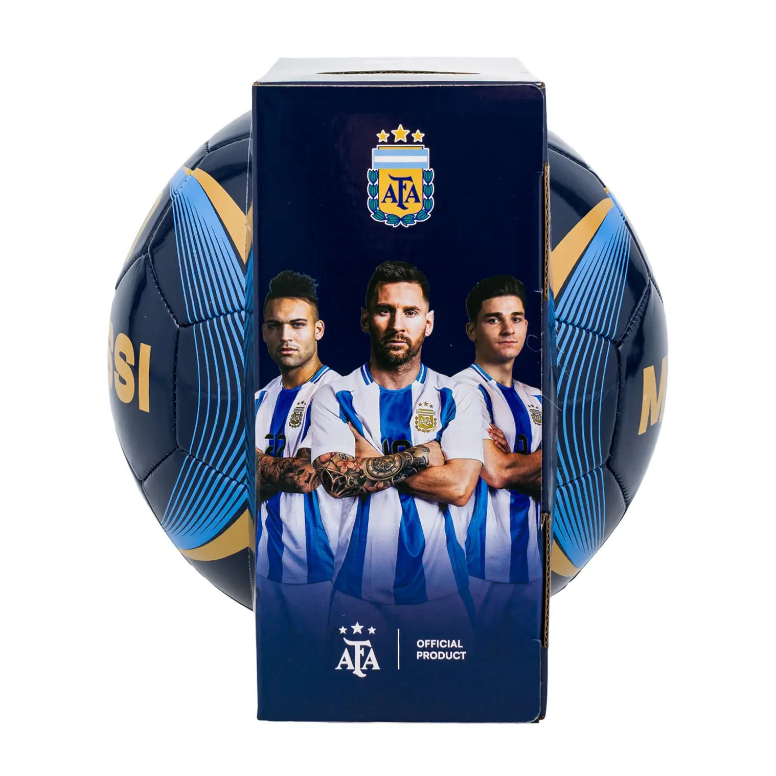 Wholesale AFA Messi 10 Soccer Ball, Size 5 | BLACK/BLUE | SKU: 13306
