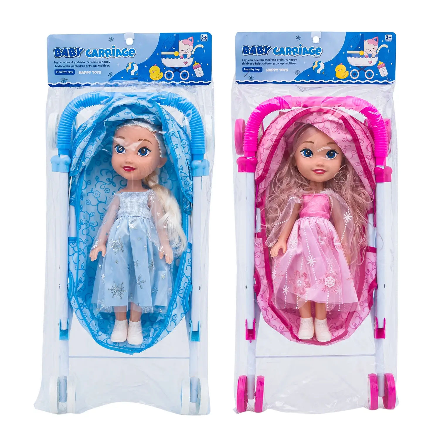 Wholesale Happy Toys Baby Carriage and Doll, Assorted | | SKU: 14247