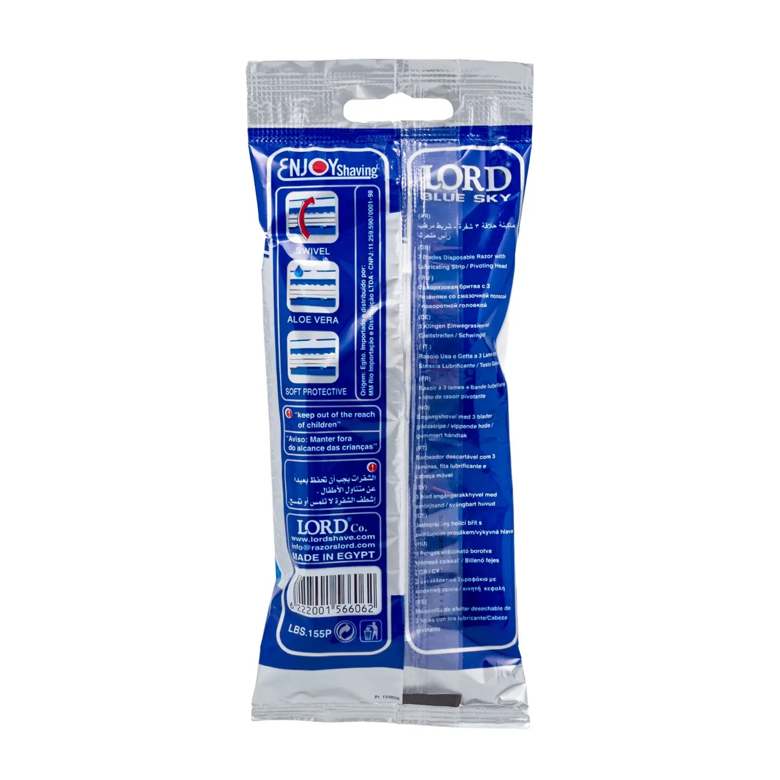 Wholesale Lord Blue Sky Swivel Plus Disposable Razors, 5-Pack | | SKU ...