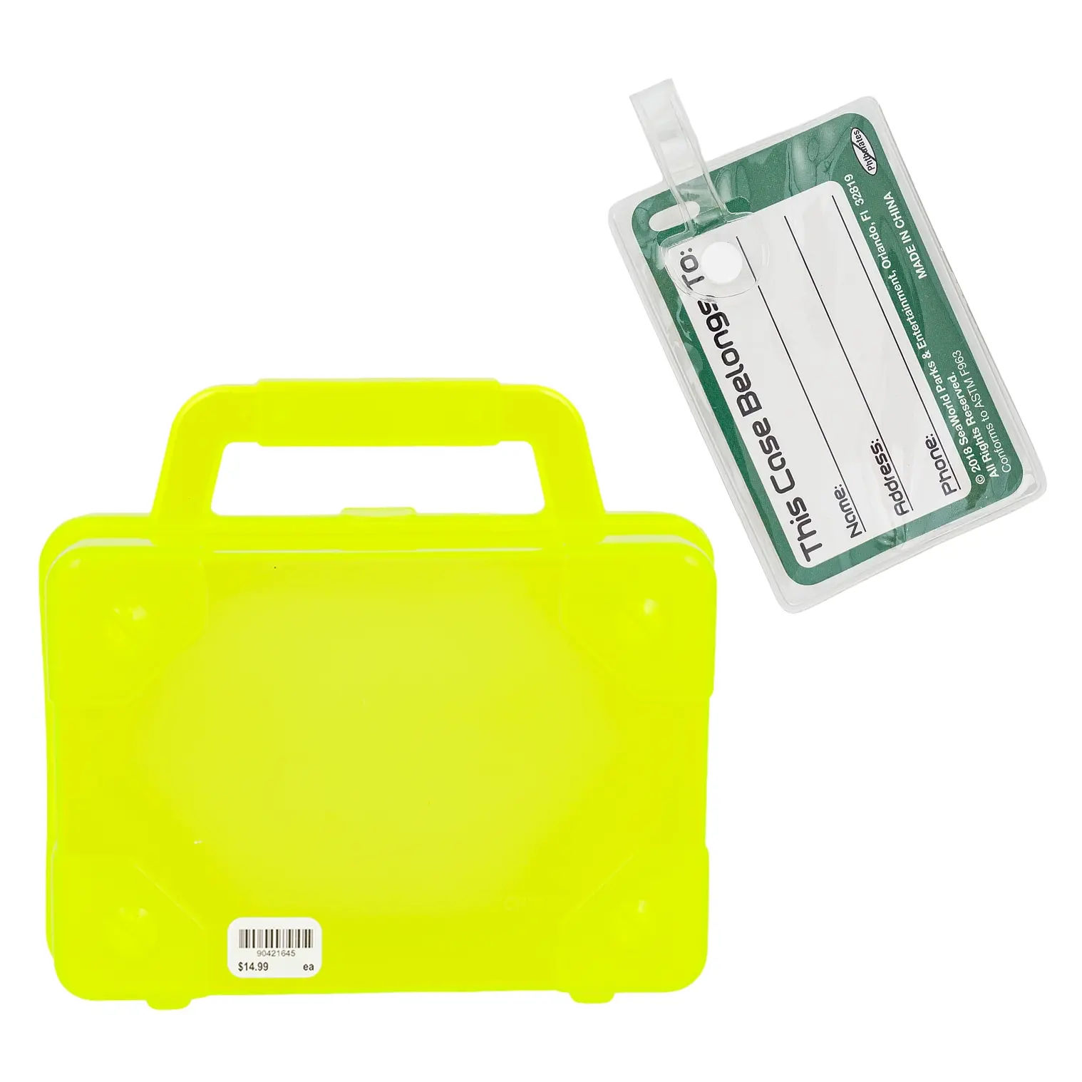 Wholesale Busch Gardens Mini Plastic Storage Carrying Case | | SKU: 15386