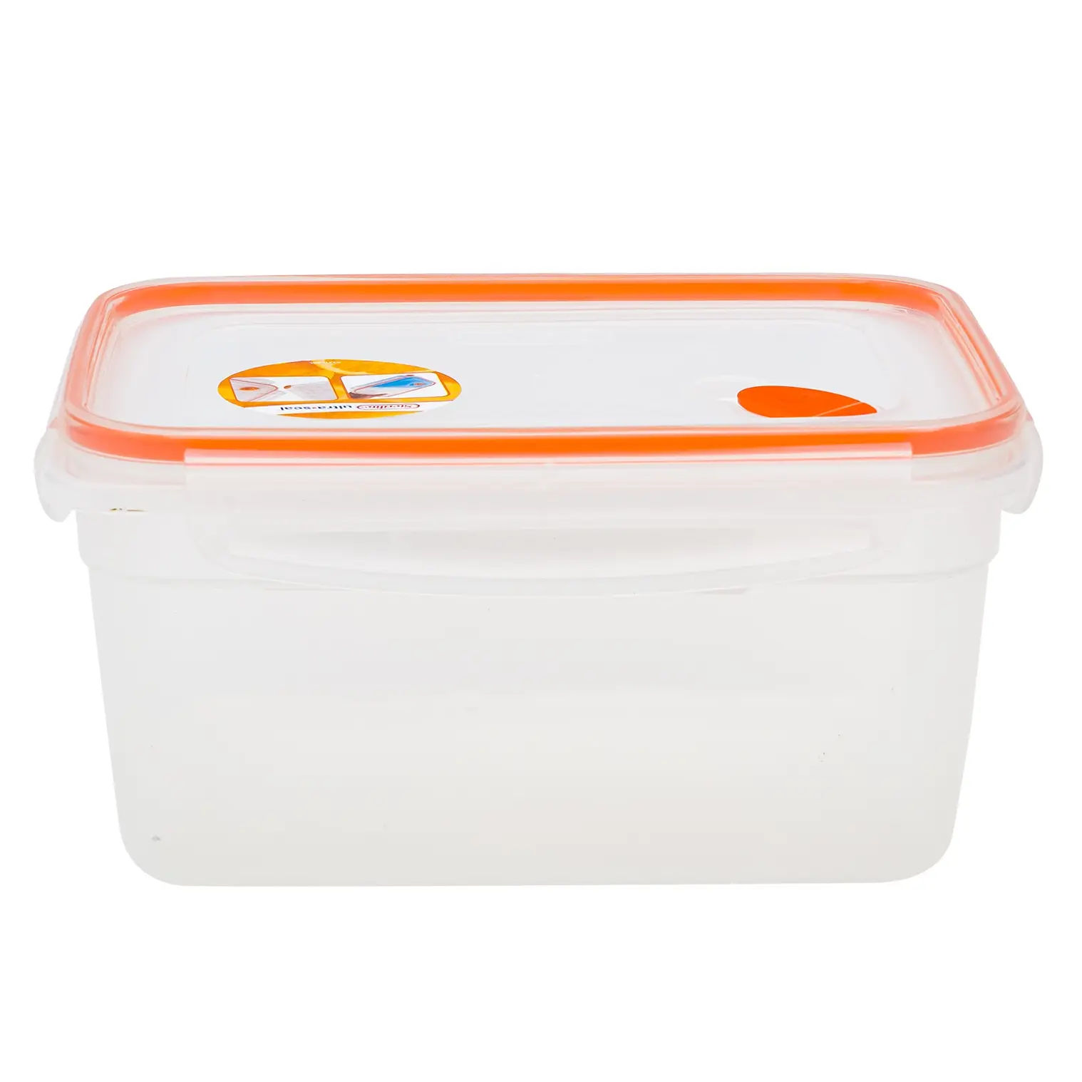 Wholesale Sterilite Ultra Seal Food Container- 2.8L | CLEAR WITH ORANGE ...
