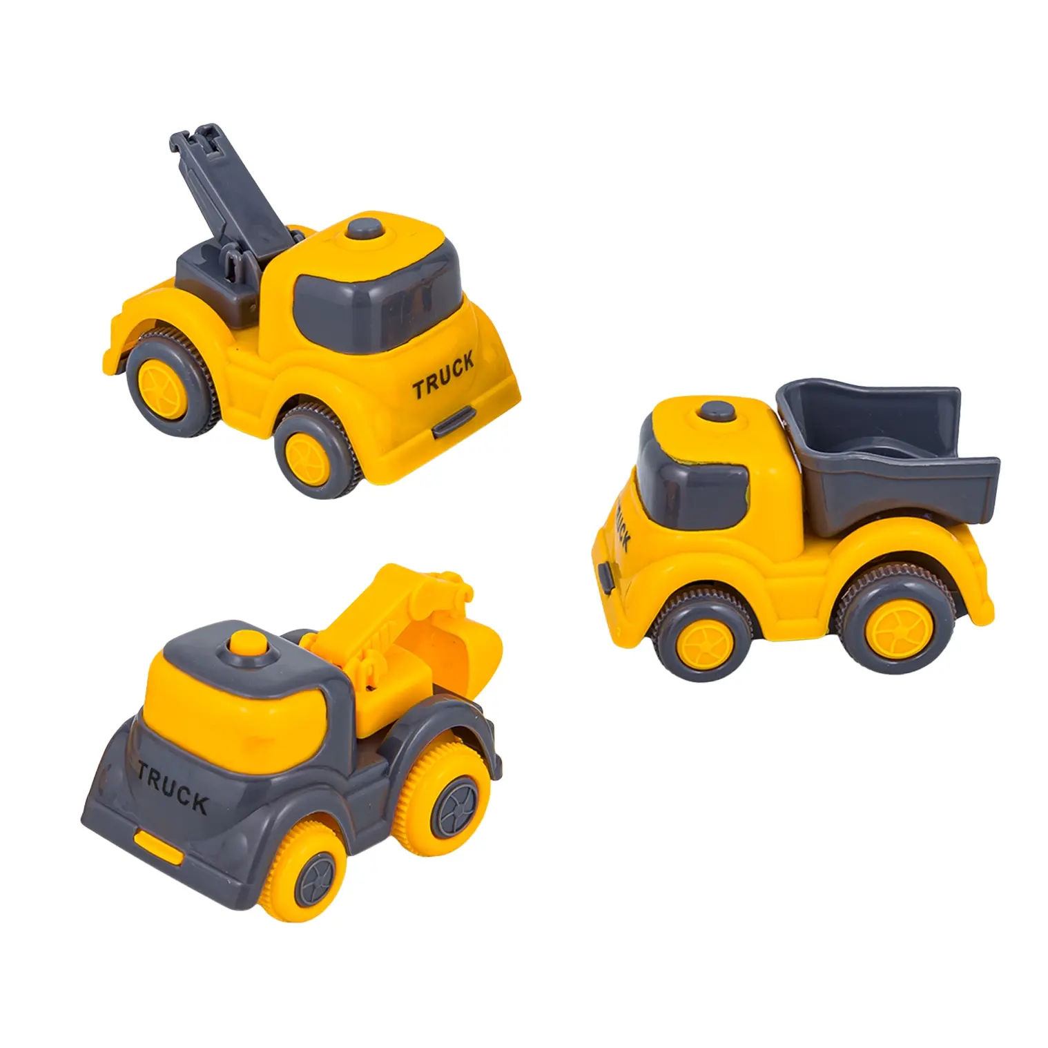 Wholesale Hard Hat Kidz Construction Truck Toys, 3 Pack | | SKU: 16491