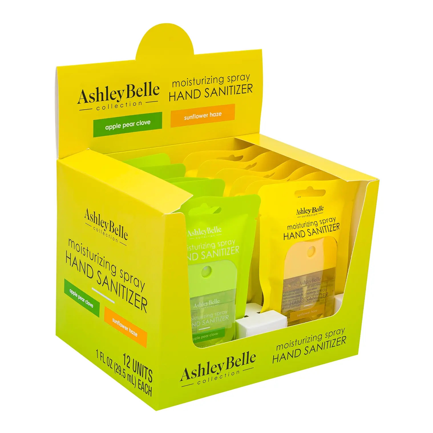 Wholesale Ashley Belle Moisturizing Spray Hand Sanitizer, 1 oz, Apple ...