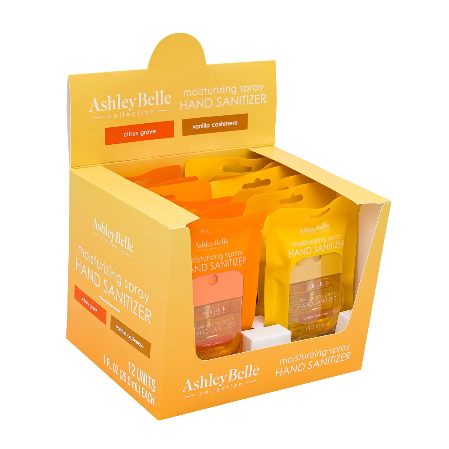 Wholesale Ashley Belle Moisturizing Spray Hand Sanitizer, 1 oz, Citrus ...