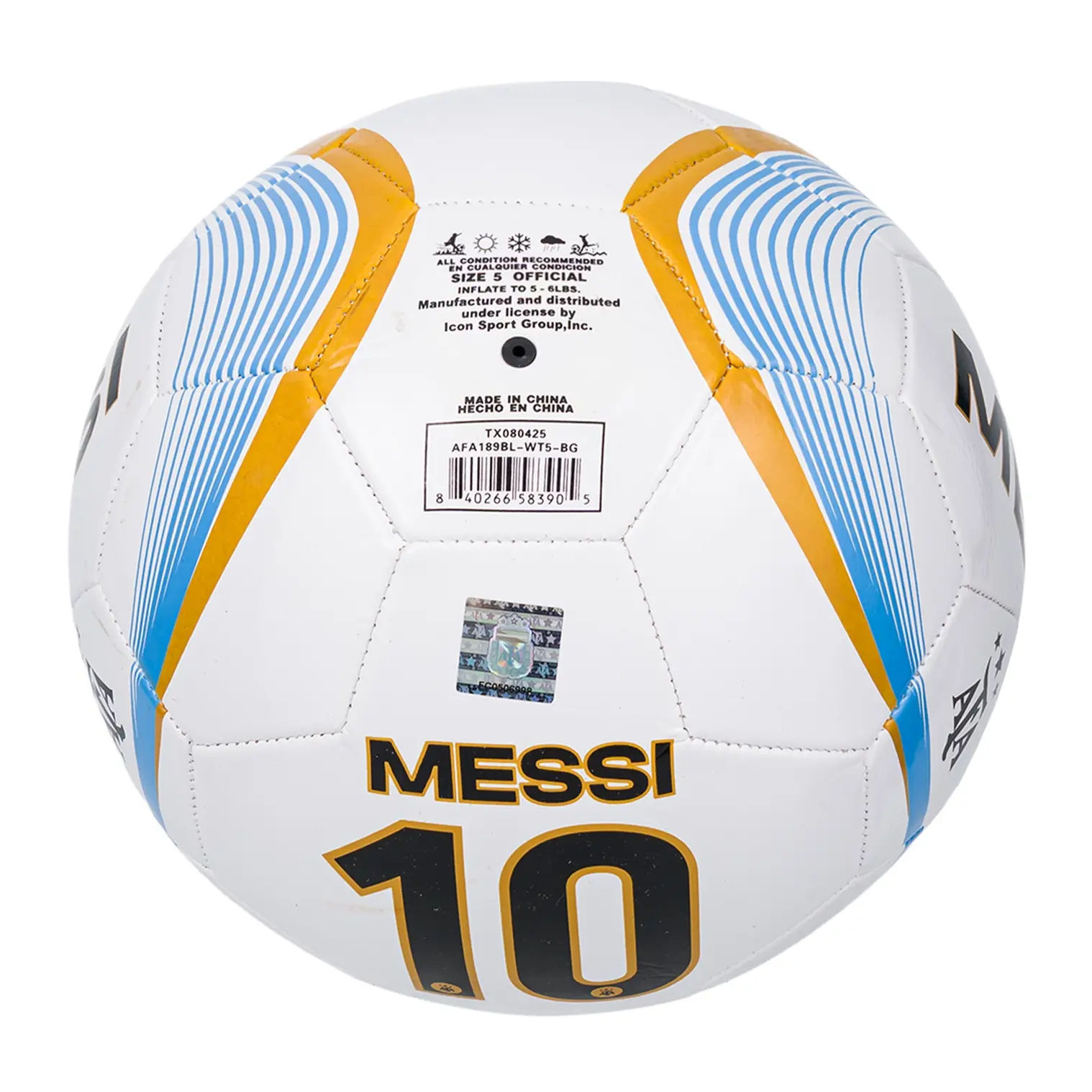Wholesale Argentine Football Association Lionel Messi Soccer Ball, Size ...