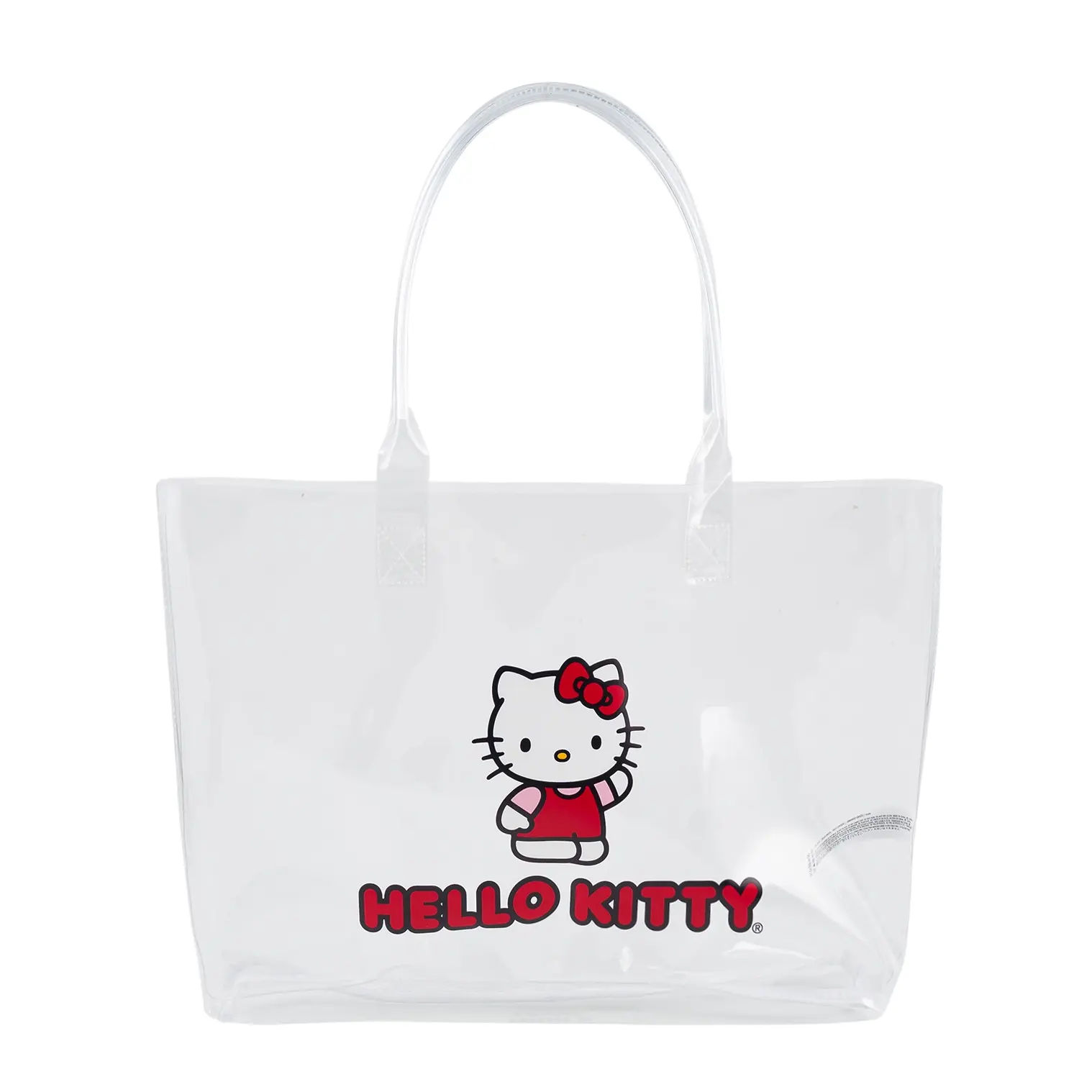 Wholesale Hello Kitty Clear Tote Bag - 15pc/case | CLEAR/MULTI | SKU: 82143