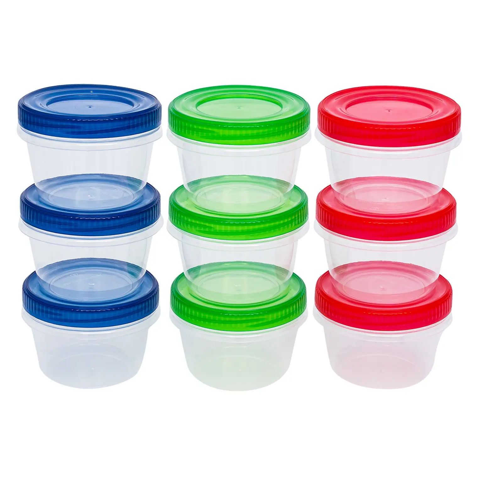 Wholesale Cooking Basics Plastic Food Storage Containers 15.2 oz, 3 ...