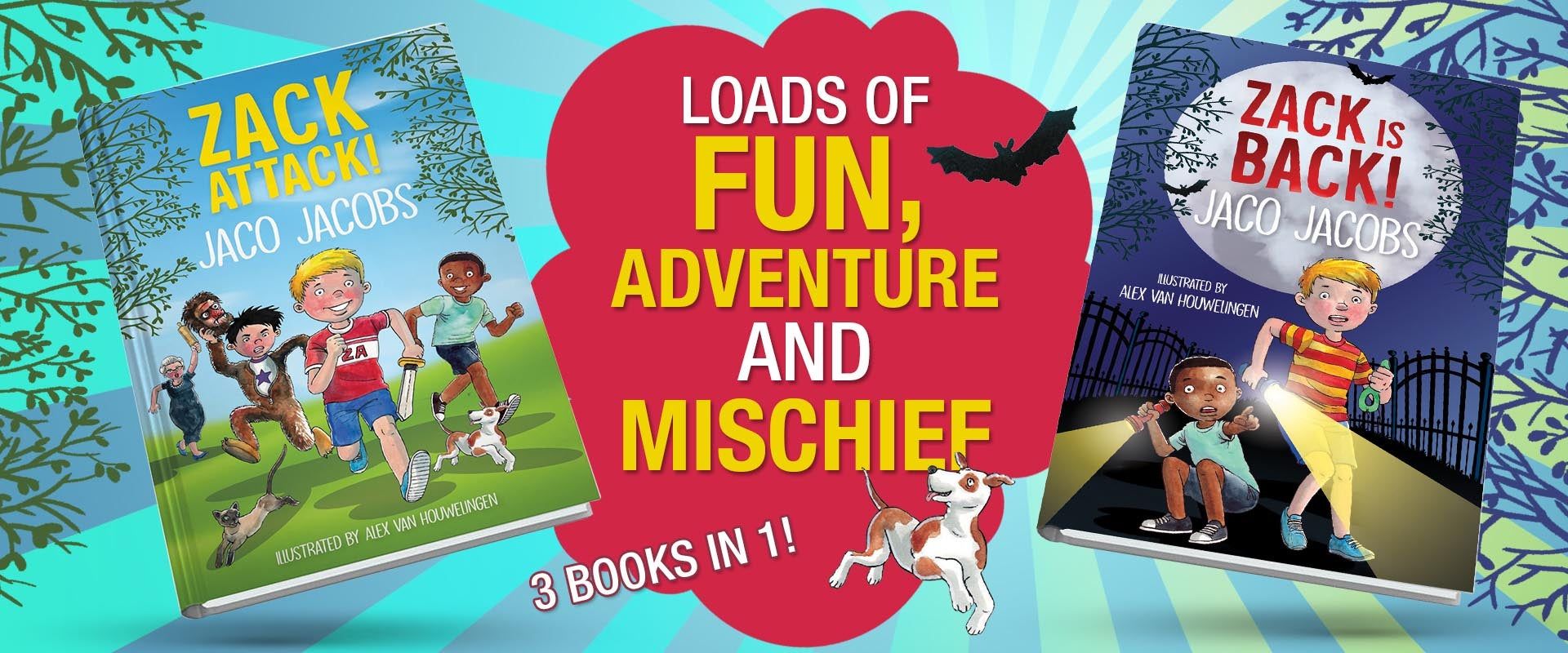 Zack Attack and Zack is Back by Jaco Jacobs - Pan Macmillan South Africa