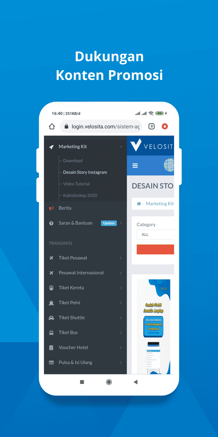 Sistem Travel Agen Velosita | Bisnis Agen Tiket & Tour Travel