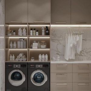 11 Desain Laundry Room Minimalis di Lahan Sempit - Pashouses