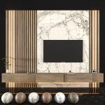 15 Inspirasi Desain Backdrop TV Minimalis & Elegan - Pashouses