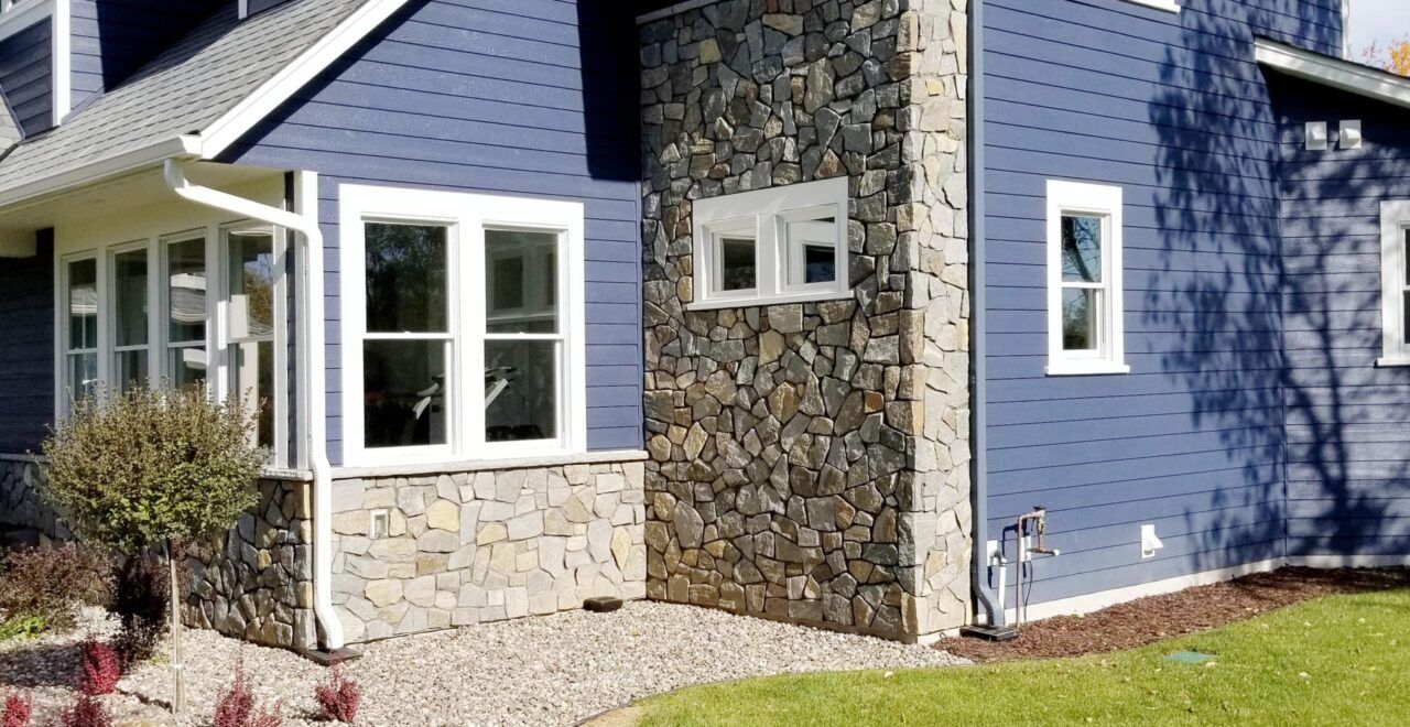 13 Desain Batu Alam Dinding Teras Depan Rumah Pashouses