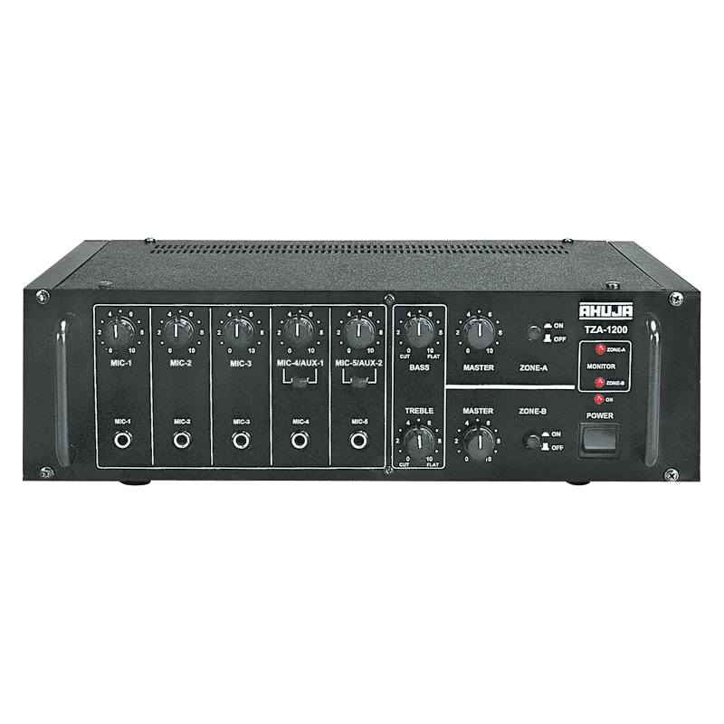 Ahuja TZA 1200® Mixer Amplifiers | 120 Watts | 2 Zone Mixer Amplifier Ahuja TZA 1200® Mixer Amplifiers | 120 Watts | 2 Zone Mixer Amplifier