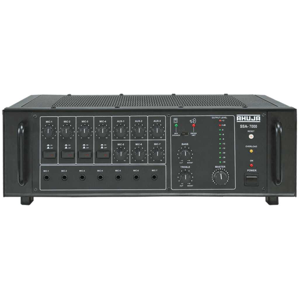 Ahuja SSB 120DP Mixer Amplifiers | 120 Watts With Built-In Digital Playe