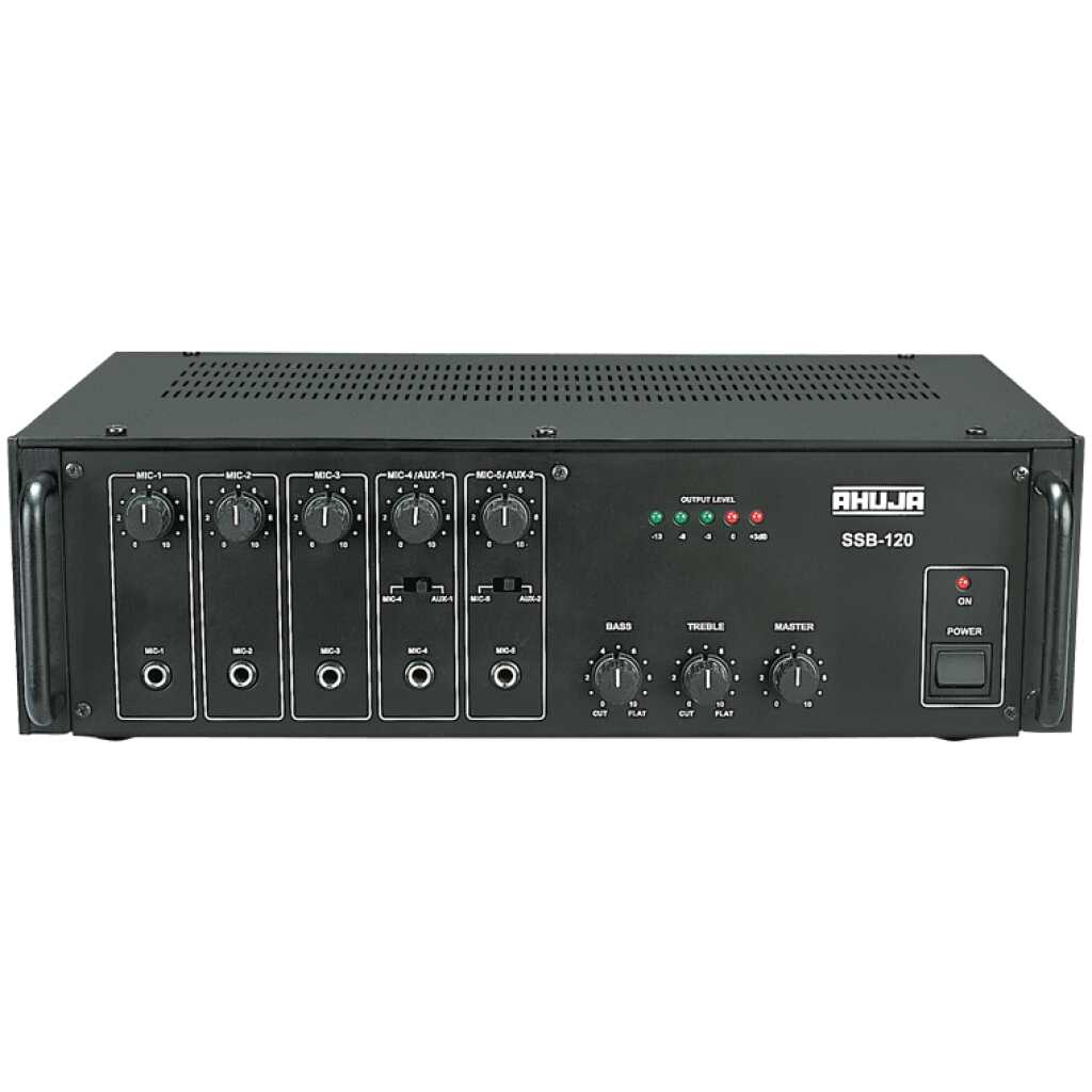 Ahuja TZA 2000® Mixer Amplifiers | 200 Watts | 2 Zone Mixer Amplifier Ahuja TZA 2000® Mixer Amplifiers | 200 Watts | 2 Zone Mixer Amplifier