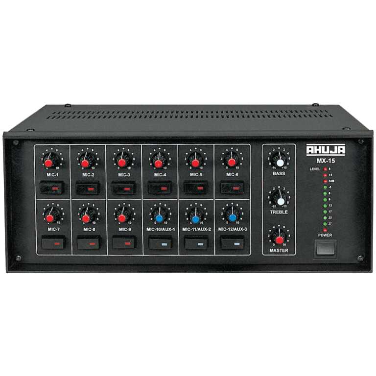 Ahuja AMX 1412 Mixers | 14 Channel | AC & 24V DC Operation