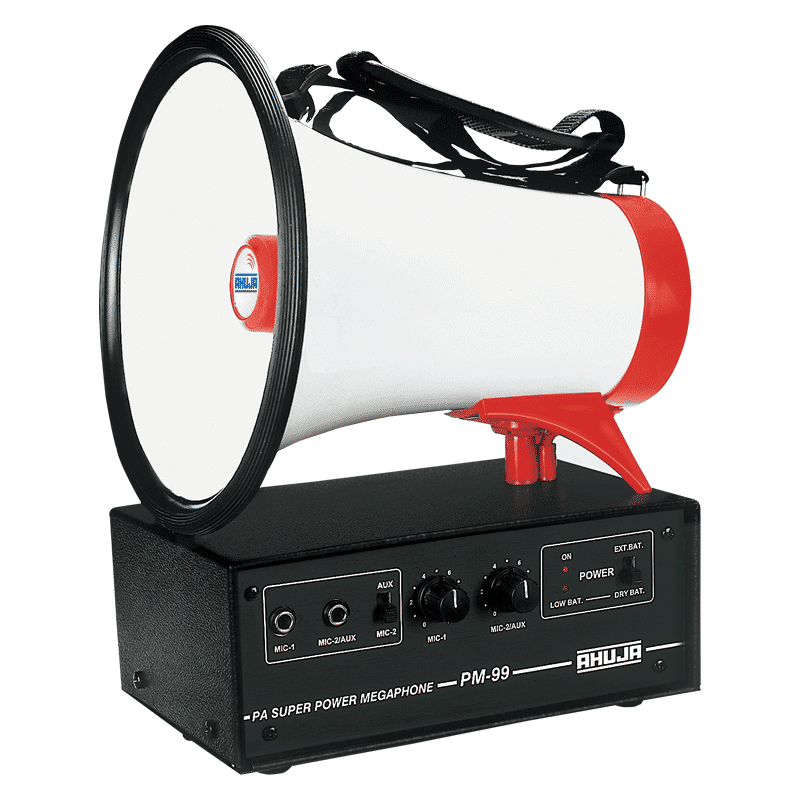 Ahuja PM 99Â® Portable Pa | 25 Watts | Super Power Megaphone
