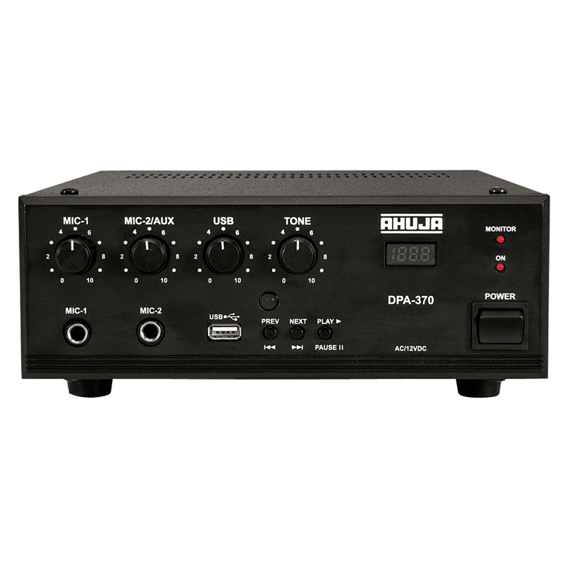 Ahuja TZA 4000®DPM Mixer Amplifiers | 400 Watts With Built-In Digital ...
