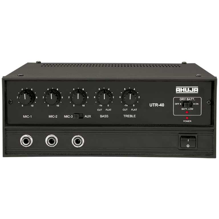 Ahuja SSB 120DP Mixer Amplifiers | 120 Watts With Built-In Digital Playe