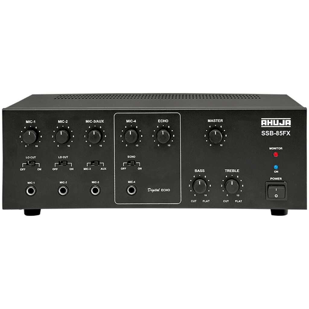 Ahuja SSB 85FX Mixer Amplifiers With Echo Option | 80 Watts