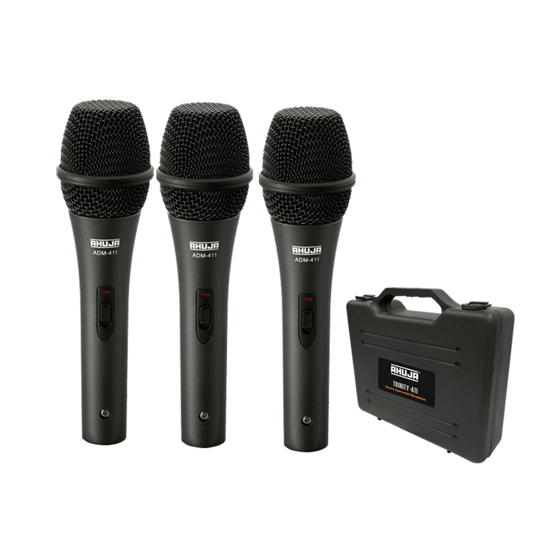 Ahuja TRINITY 411 Microphones | Supercardioid Dynamic | Music & Vocal