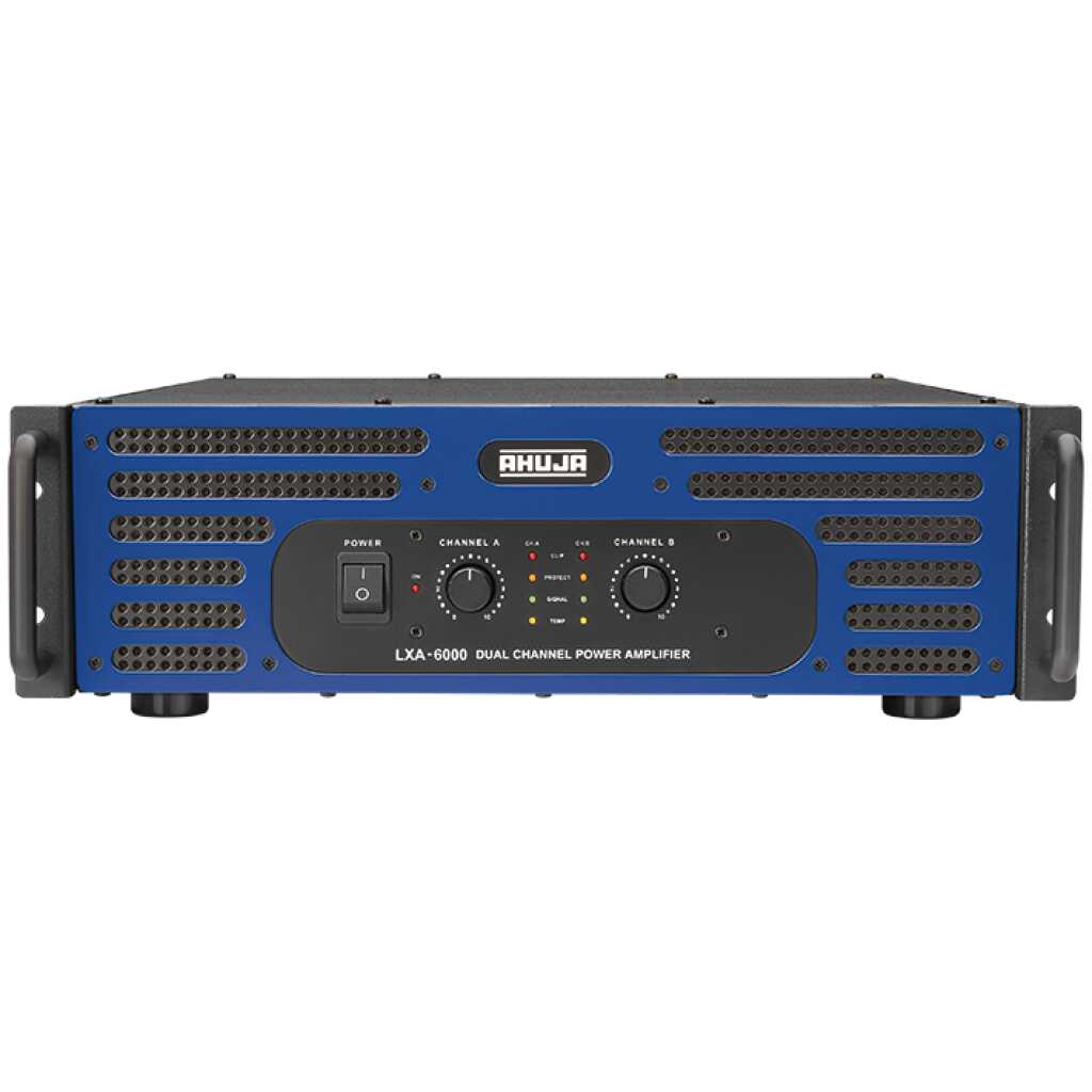 Ahuja LXA 6000 Power Amplifier | 3000+3000 - 6000 Watts Amplifier ...