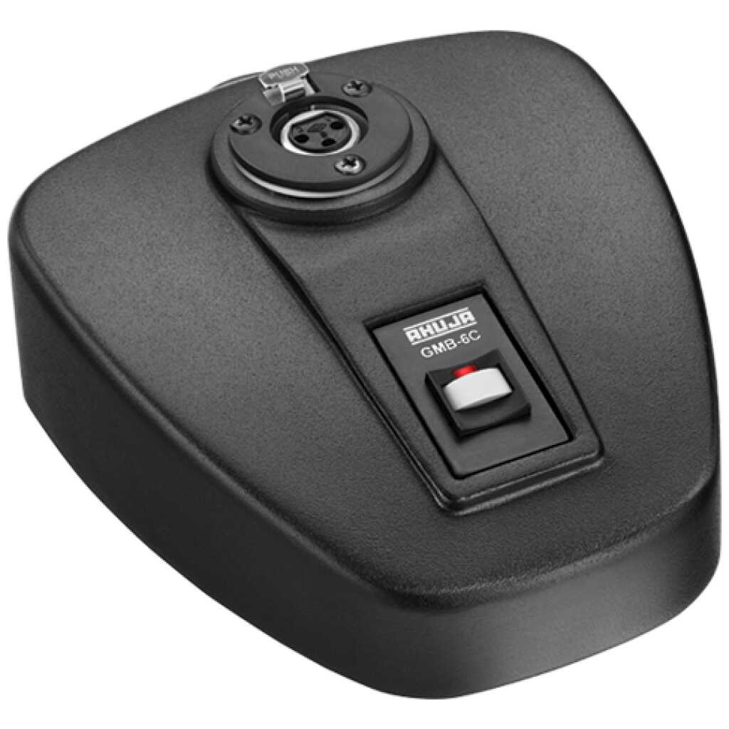 Ahuja GMB 6C Microphones | Gooseneck Microphone | Base