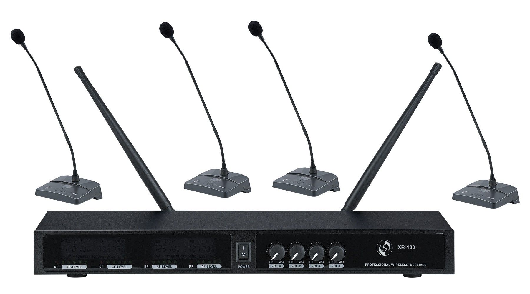 Studiomaster XR 100 4C UHF Wireless Microphone (4 Table/Conference ...