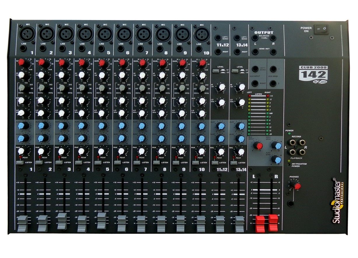 Studiomaster Mixer C 142 Efx