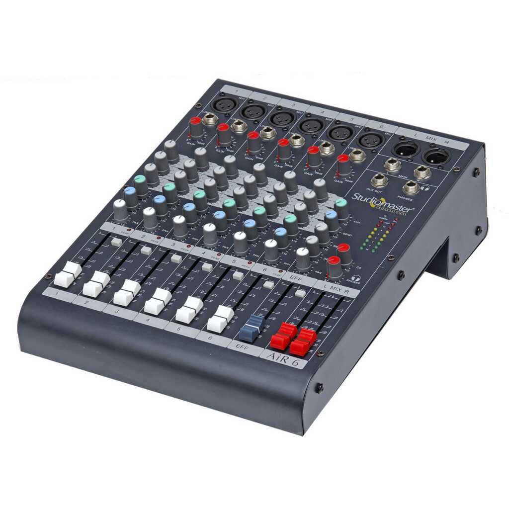 Studiomaster AiR 6 Mixer (6 Channel)