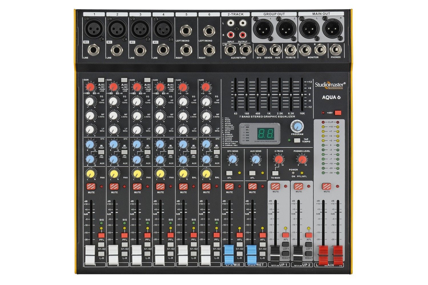 Studiomaster AQUA 6 Mixer (6 Channel)