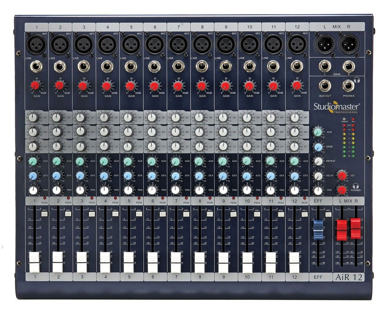 Studiomaster AiR 12 Mixer (12 Channel)