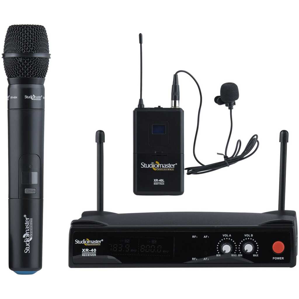 Studiomaster XR 40HL UHF Wireless Microphone