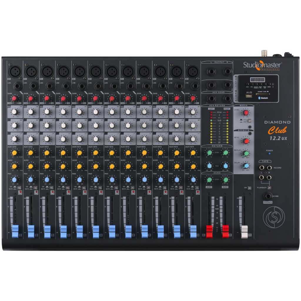 Studiomaster DC 12.2UX Mixer (12 Channel)