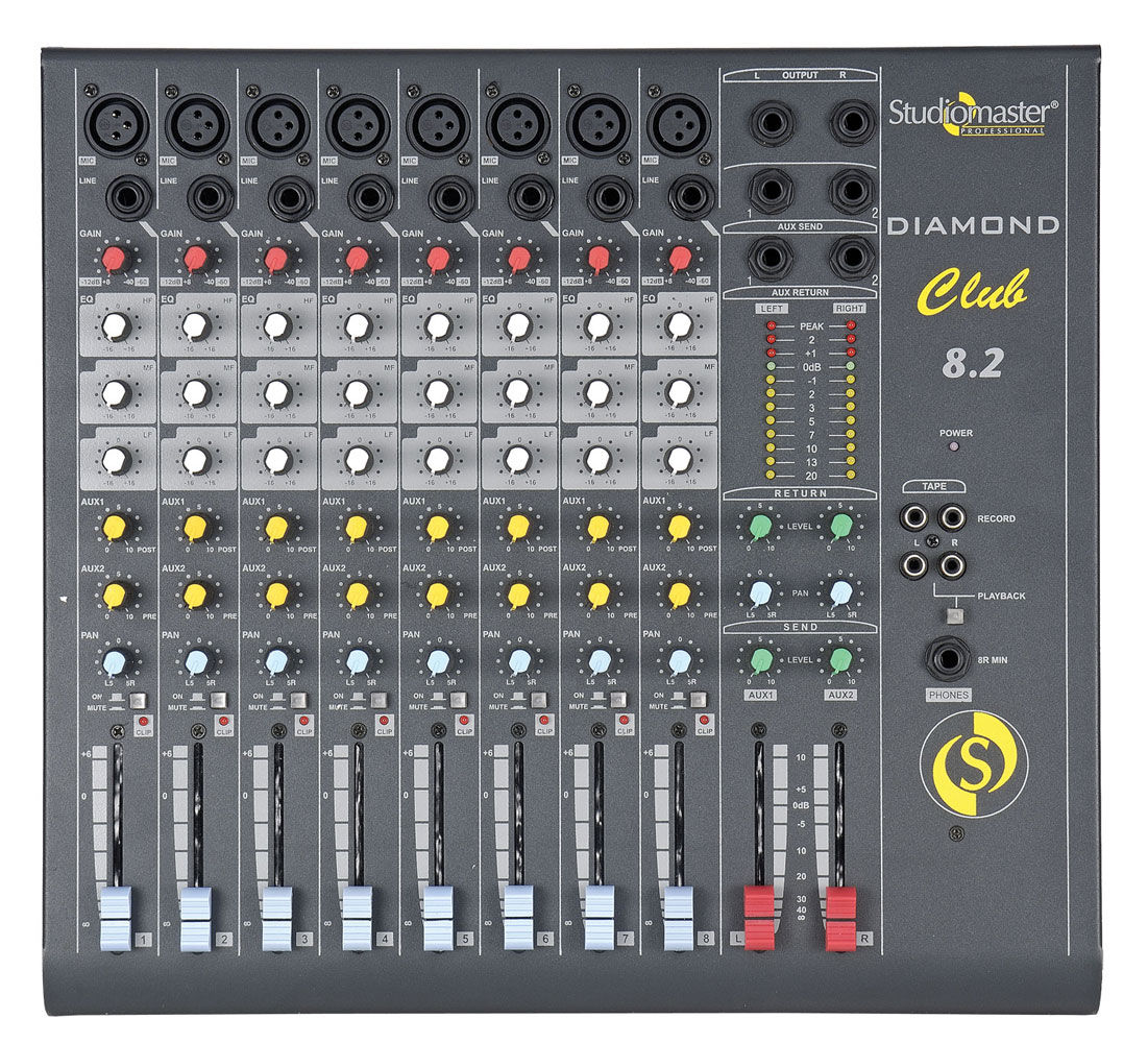 Studiomaster DC 8.2 Mixer (8 Channel)
