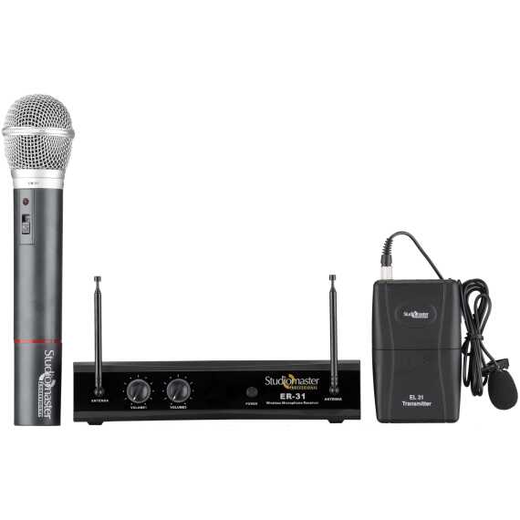 Studiomaster ER 31/EM 31/EL 31 Wireless Microphone