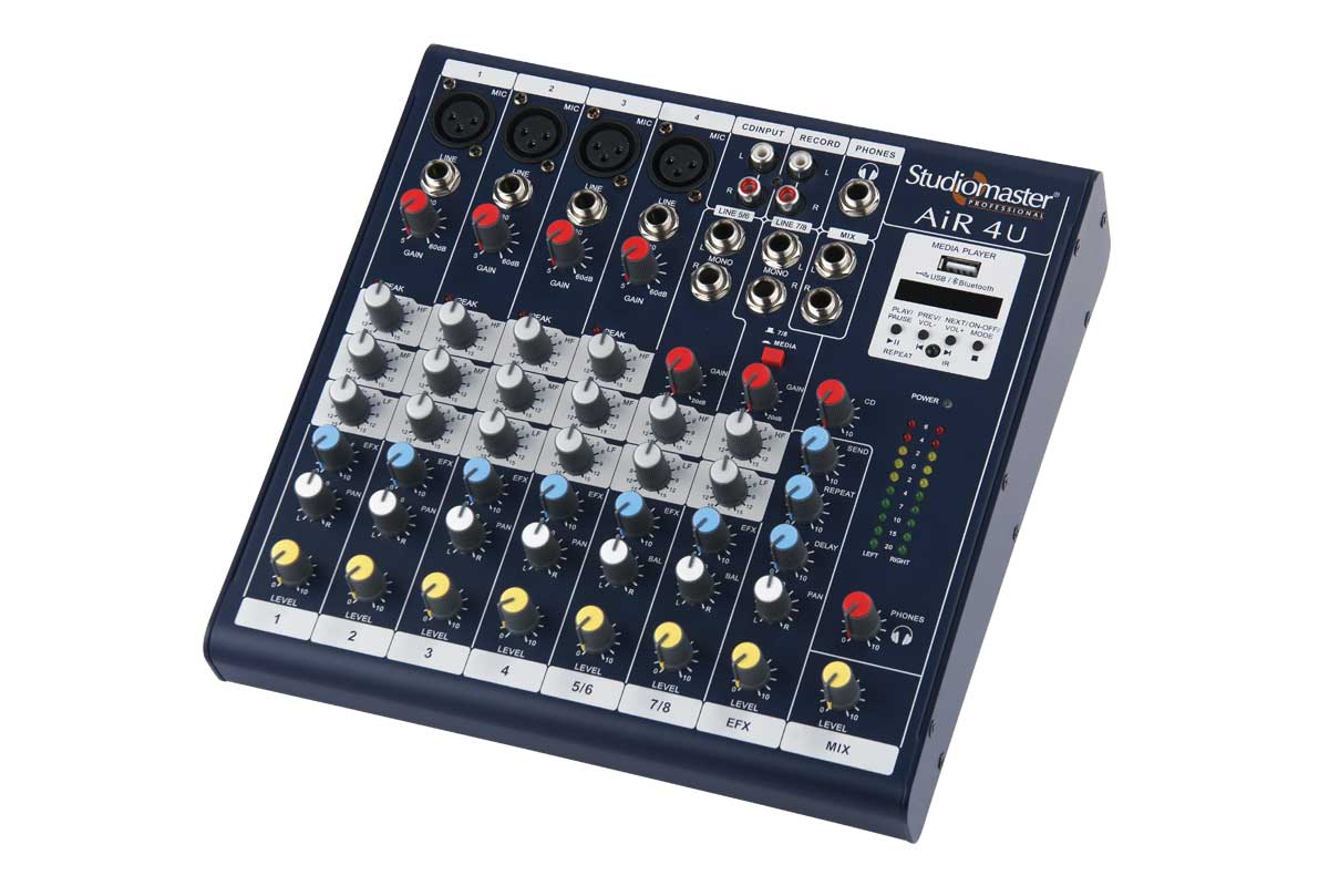Studiomaster AiR 4U Mixer (4 Channel)