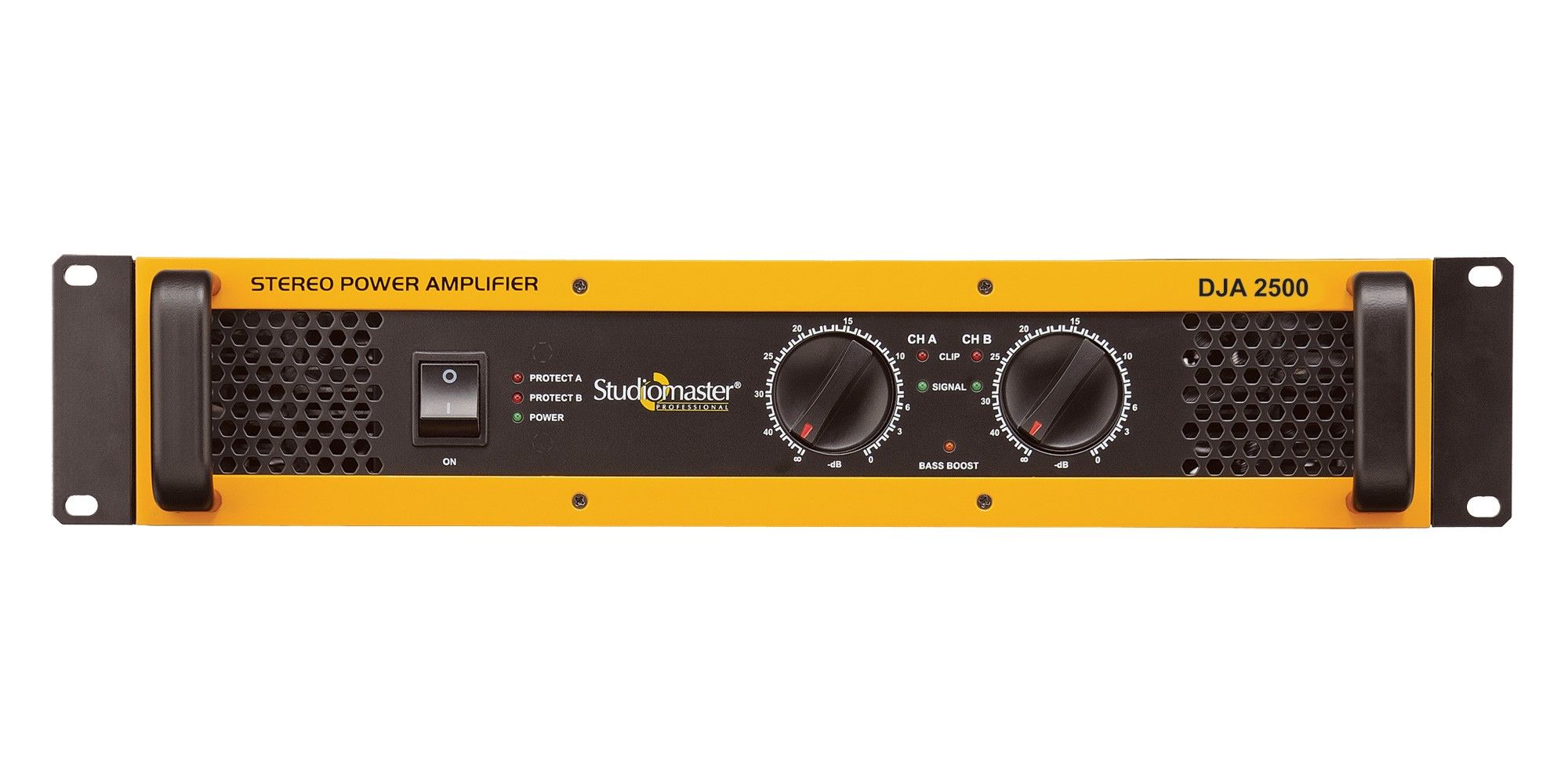 Studiomaster DJA 2500 Dual Channel Amplifier (1500+1500 Watts)