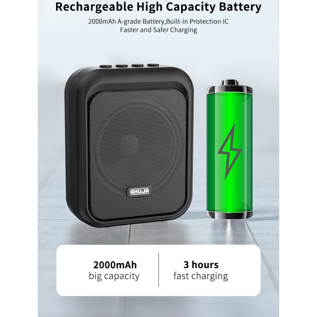 Ahuja NBA 25DW Wireless Neckband Microphone With Speaker