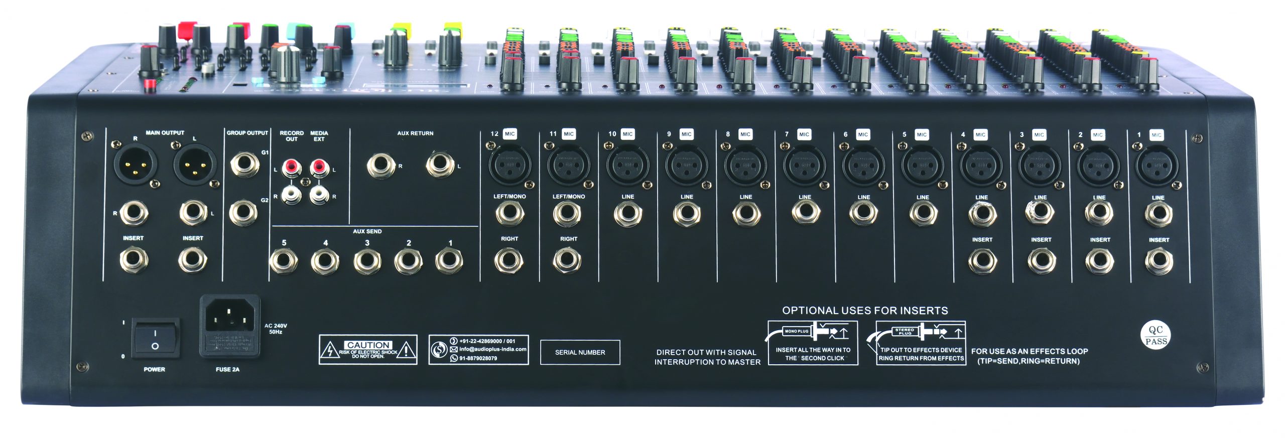 Studiomaster Orb 1222 Mixer (12 Channel)