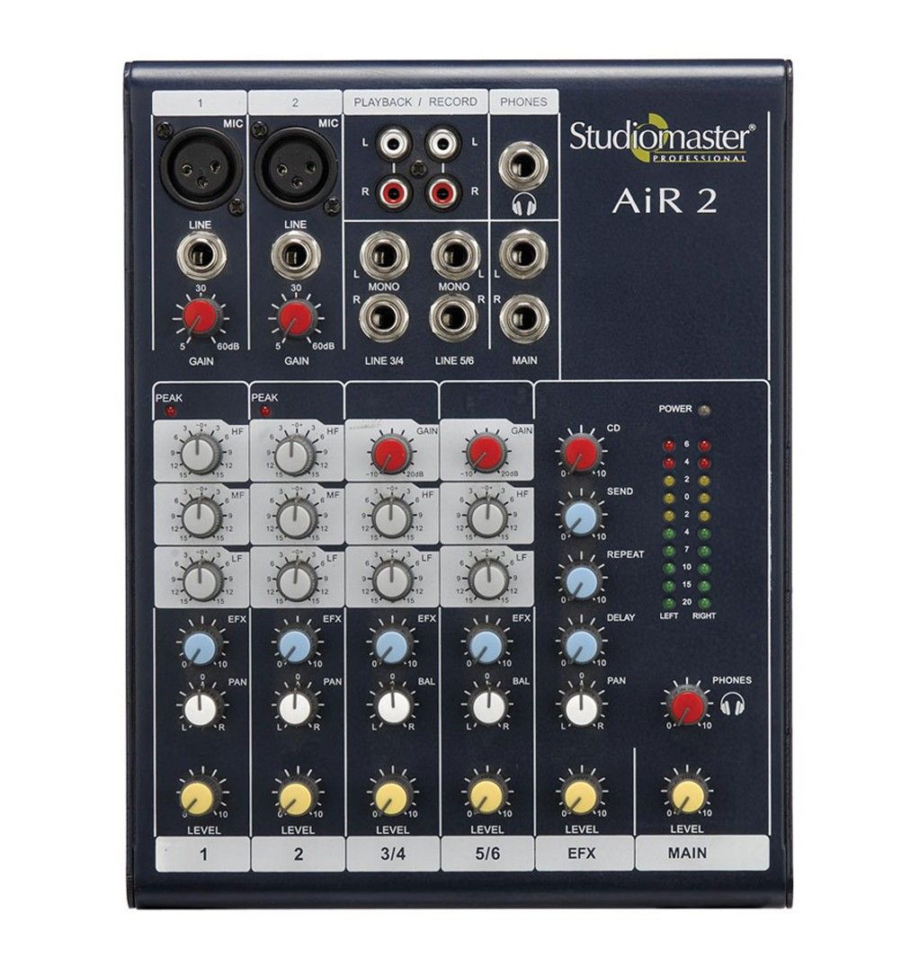 Studiomaster AiR 2 Mixer (2 Channel)