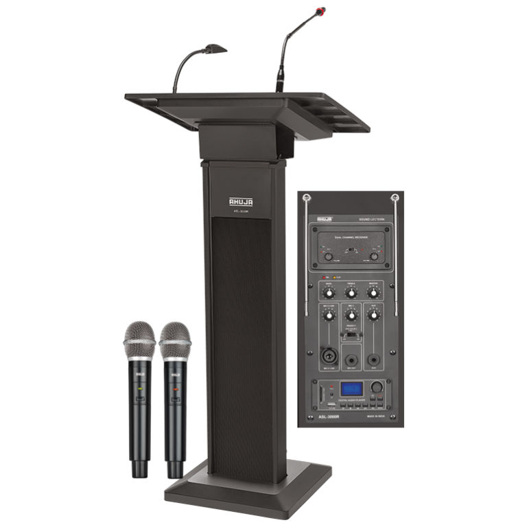 Ahuja ASL 3000R | Digital Podium Mic Stand | Lectern System