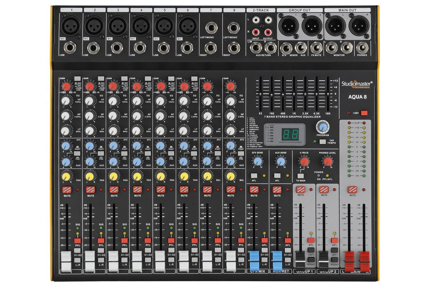 Studiomaster AQUA 8 Mixer (8 Channel)
