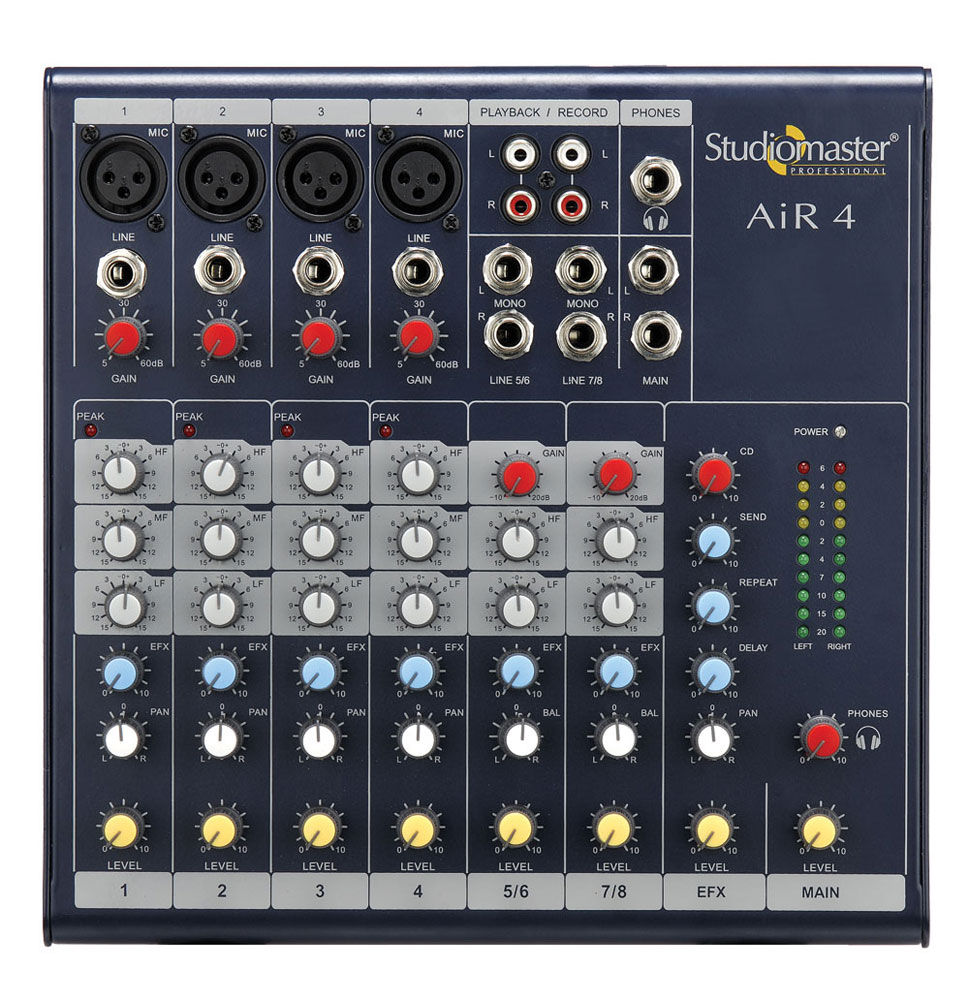 Studiomaster AiR 4 Mixer (4 Channel)