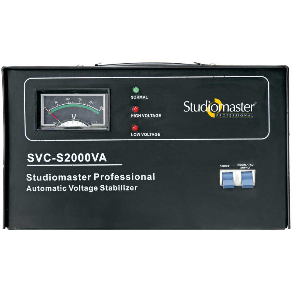 Studiomaster SVC S 2000 | 2000 Watts Servo Stabilizer