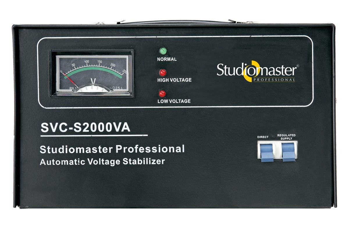Studiomaster SVC S 2000 | 2000 Watts Servo Stabilizer