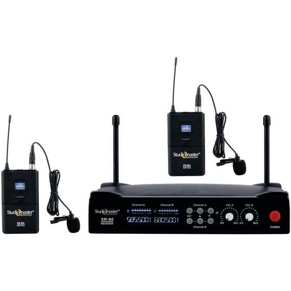 Studiomaster ZT 22 Dual Headworn Rechargeable Wireless Microphone