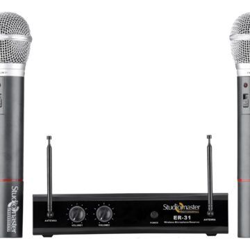 Studiomaster ZT 22 Dual Headworn Rechargeable Wireless Microphone