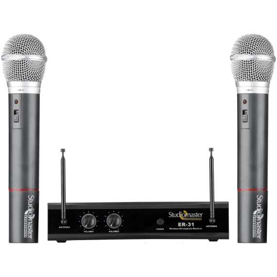 Studiomaster ER 31/EM 31/EM 31 Wireless Microphone