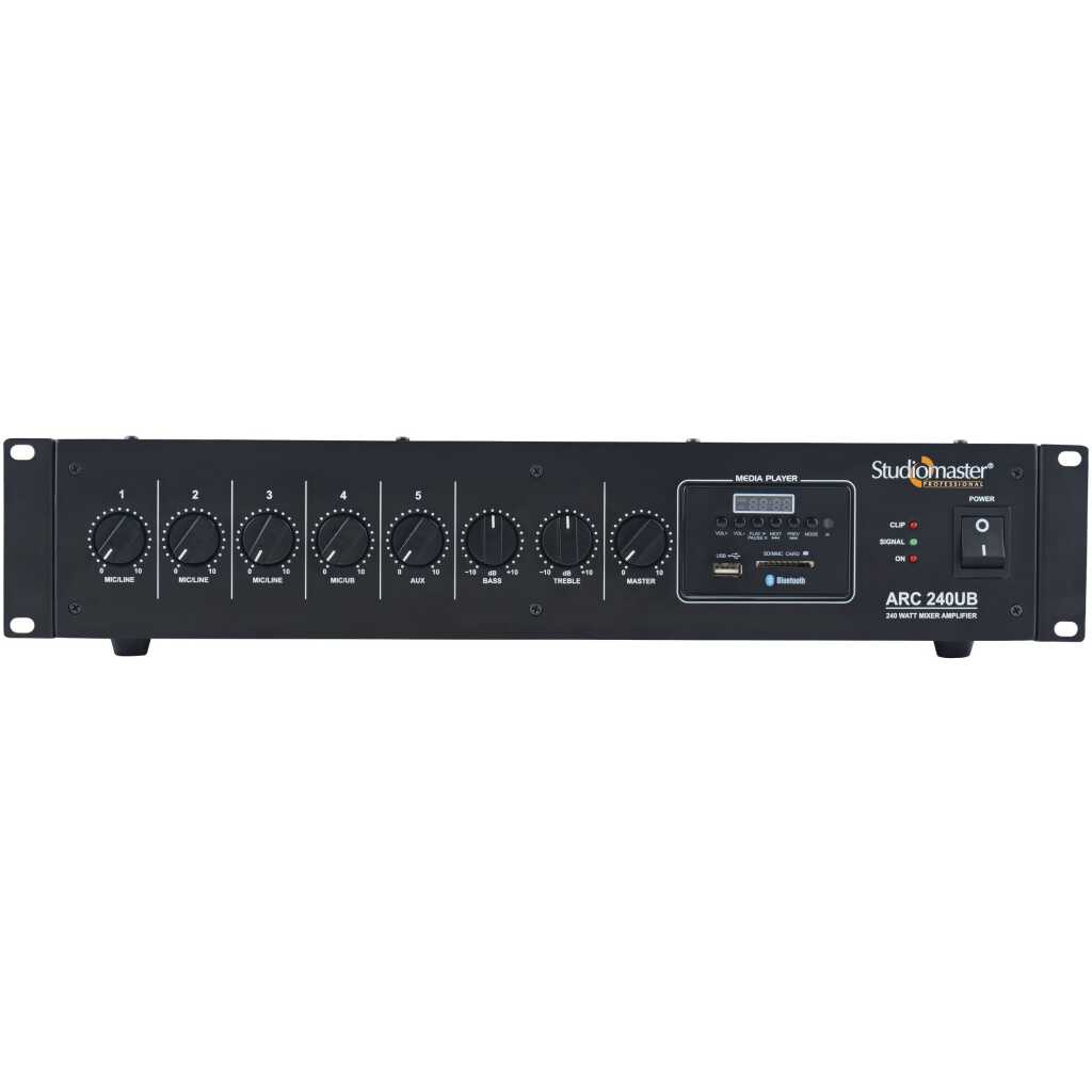 Studiomaster ARC 240UB Amplifier With Bluetooth&USB (240watts)
